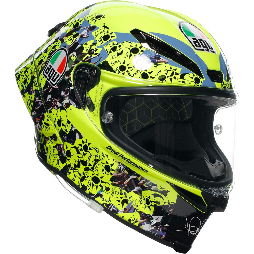 Casque Pista GP RR Rossi Misano 2 - 2021 - Edition Limitée AGV moto ...